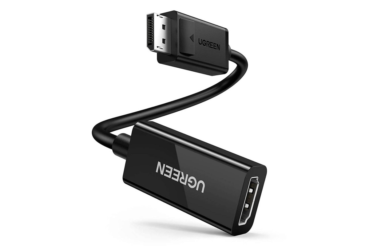 Переходник DisplayPort to HDMI UGREEN ММ137 4K Конвертер Black (40363 ...